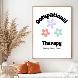 Printable Occupational Therapy Art Therapist Gift Occupational Therapy ...