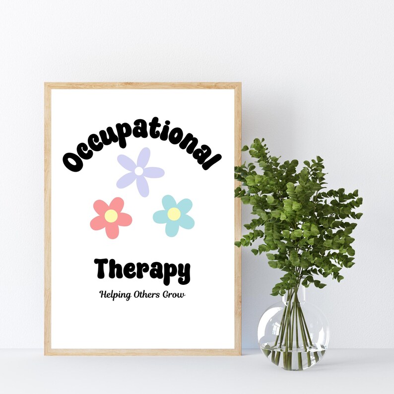 Printable Occupational Therapy Art Therapist Gift Occupational Therapy ...