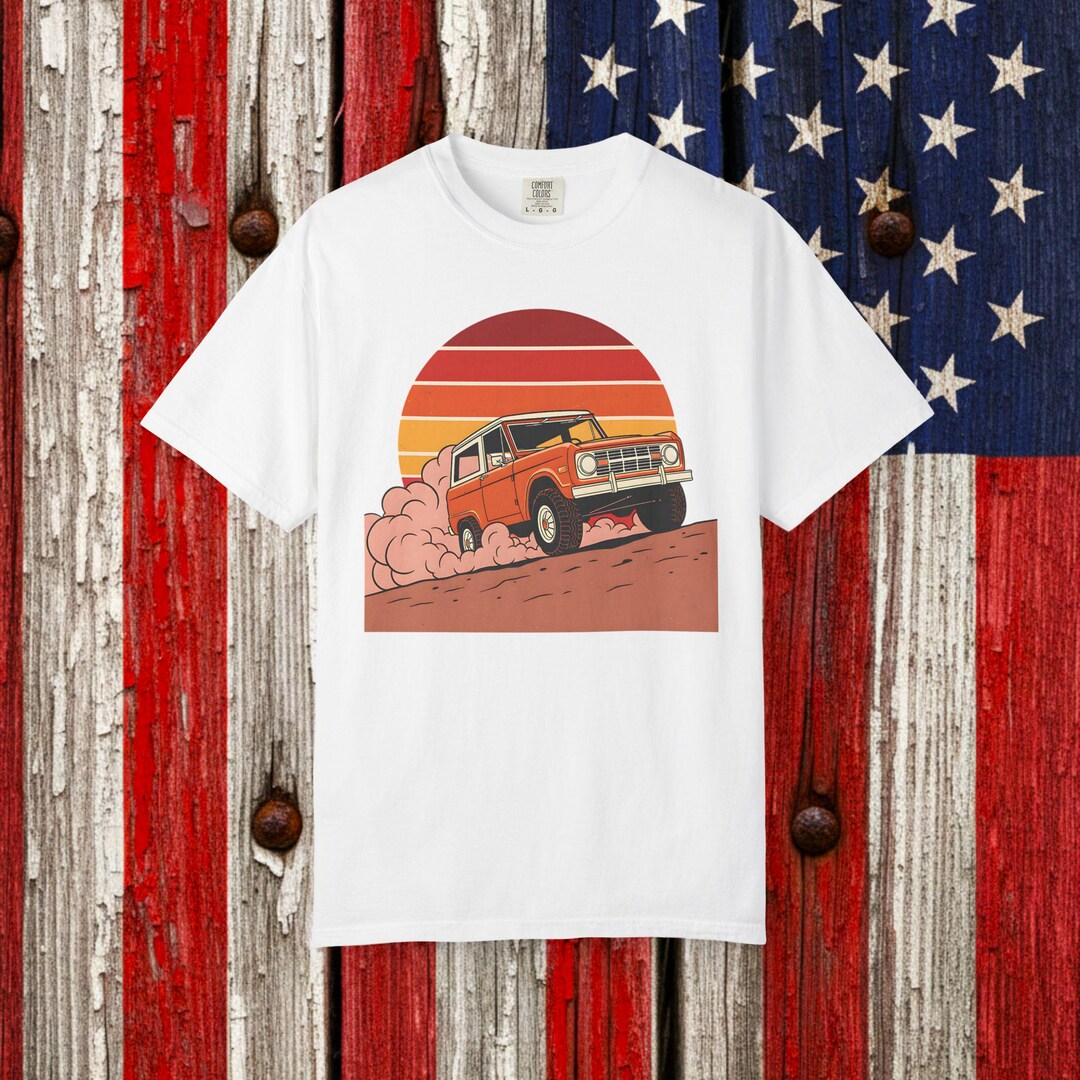 Vintage 4x4 Off-road Sunset Bronco Truck - Etsy