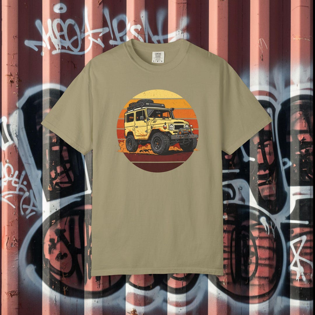 Vintage Land Cruiser FJ40 Retro Sunset Off-road T-shirt - Etsy