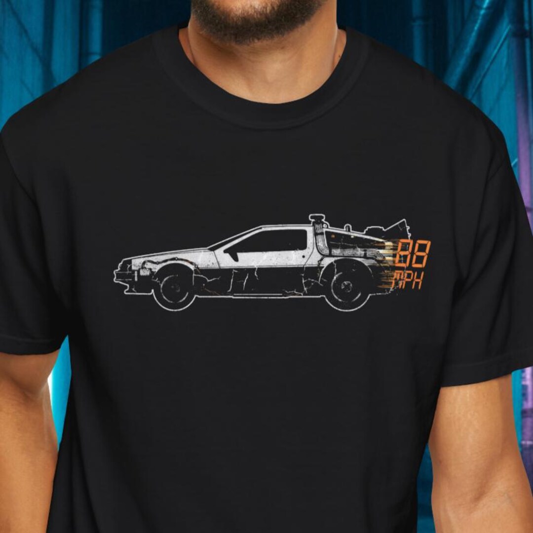 Time Machine 88 MPH Vintage Cinematic Graphic T-shirt - Etsy