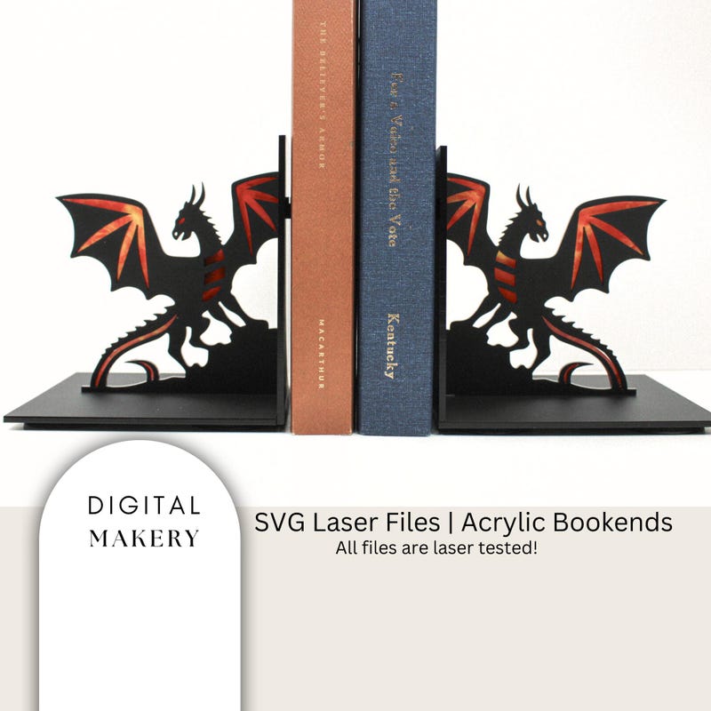 Dragon Bookends - Etsy
