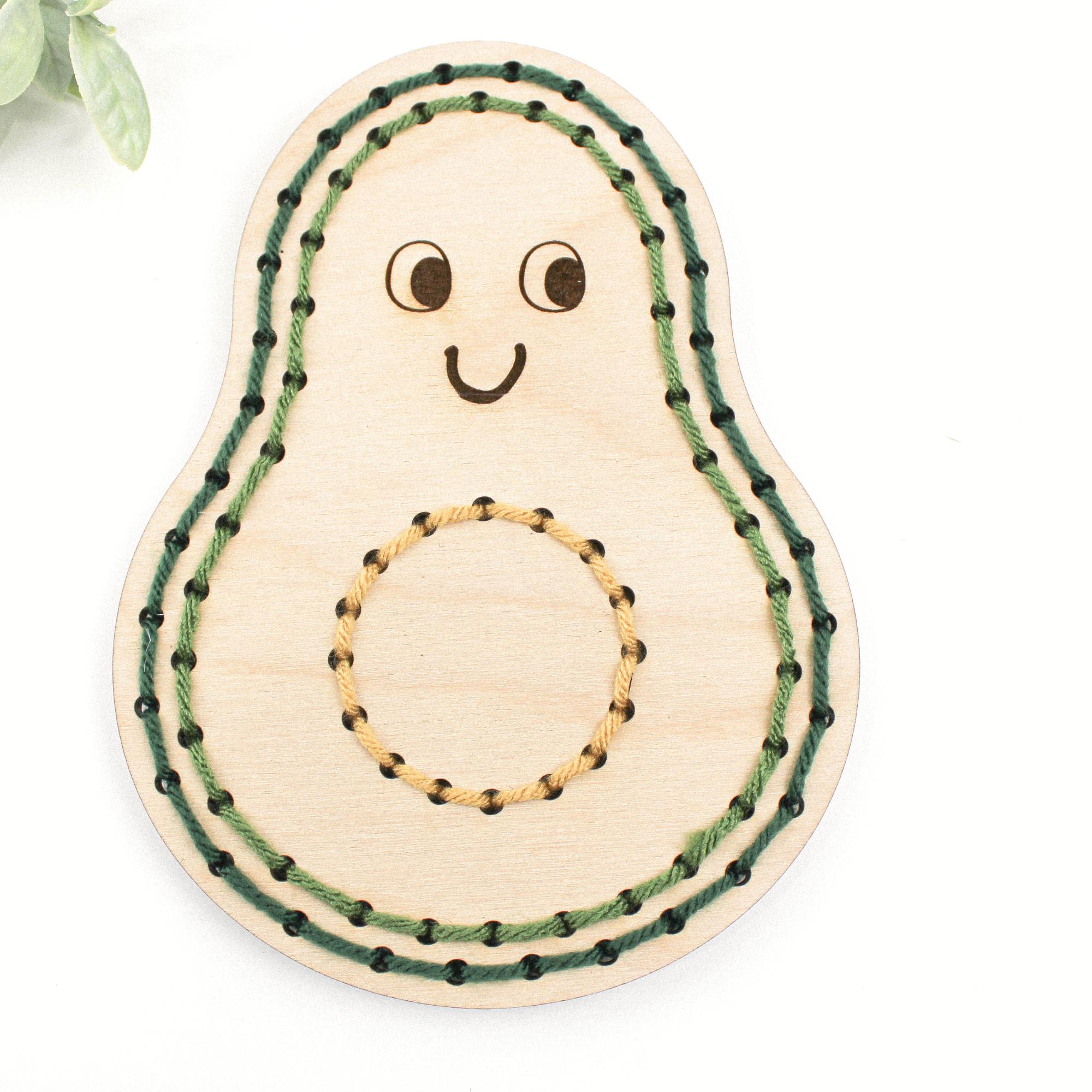 Avocado SVG File for Laser Cutting, Svg File for Glowforge, Kids Sewing ...