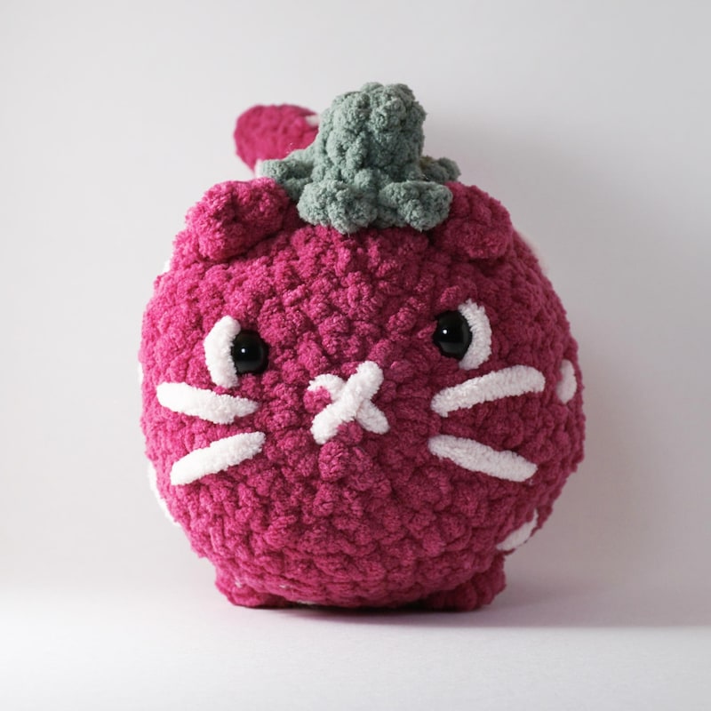 Strawberry Cat - Etsy