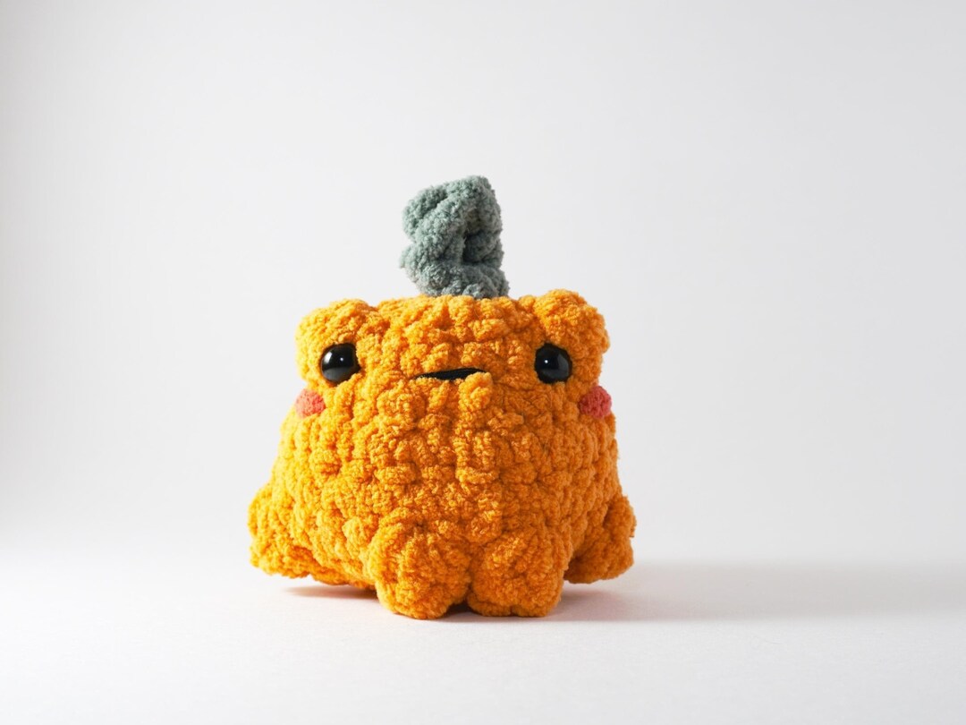 Crochet Lemon Frog | Small Handmade Plushie - Etsy