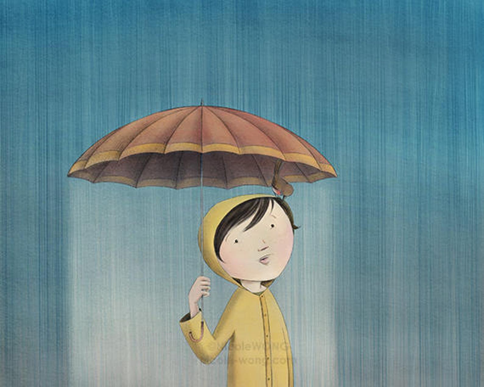 8x10 Print April Rain - Etsy