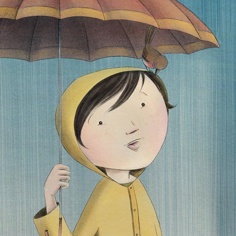 8x10 Print -- April Rain - Etsy