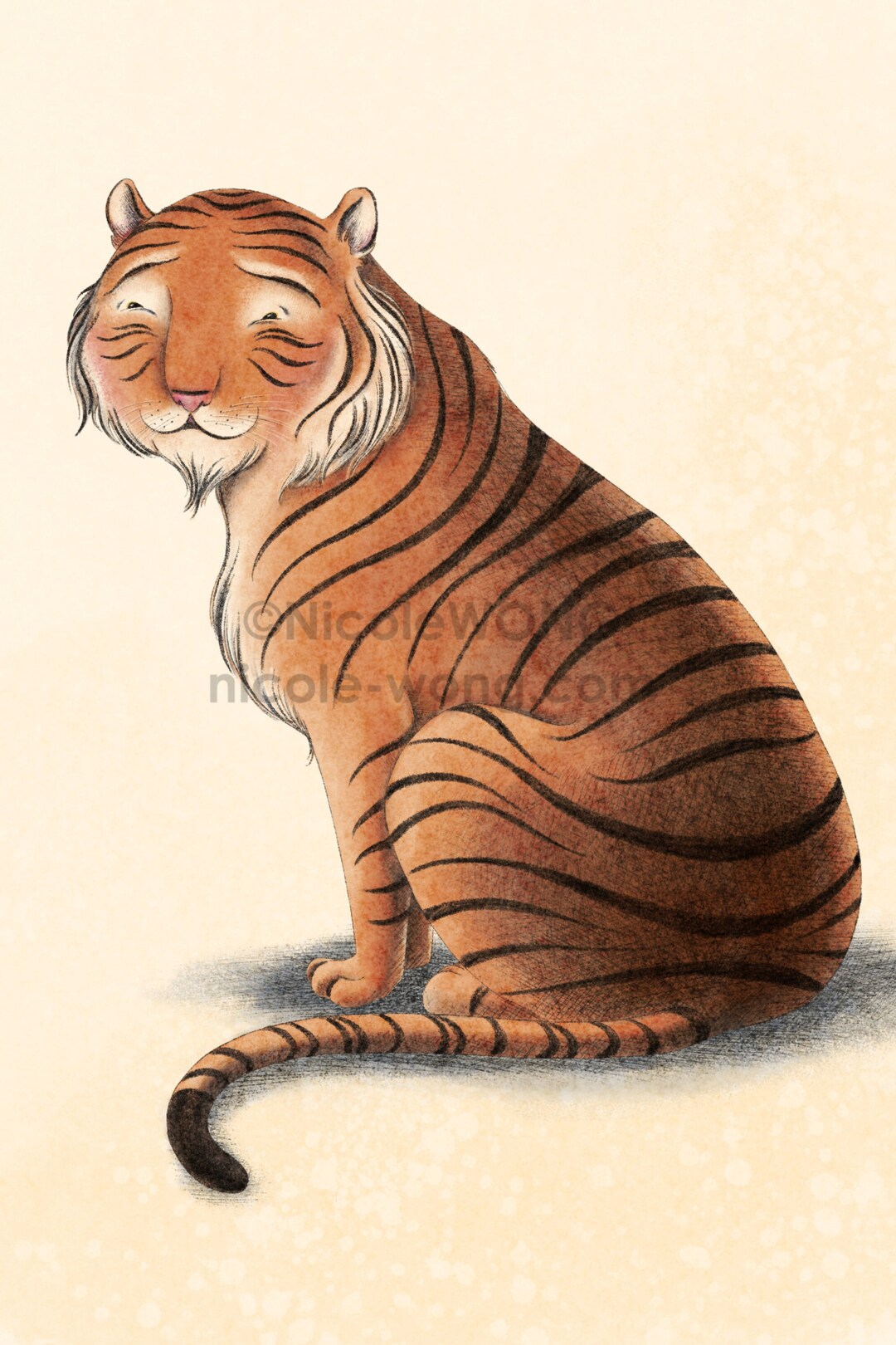 4x6 Archival Print -- Year of the Tiger - Etsy