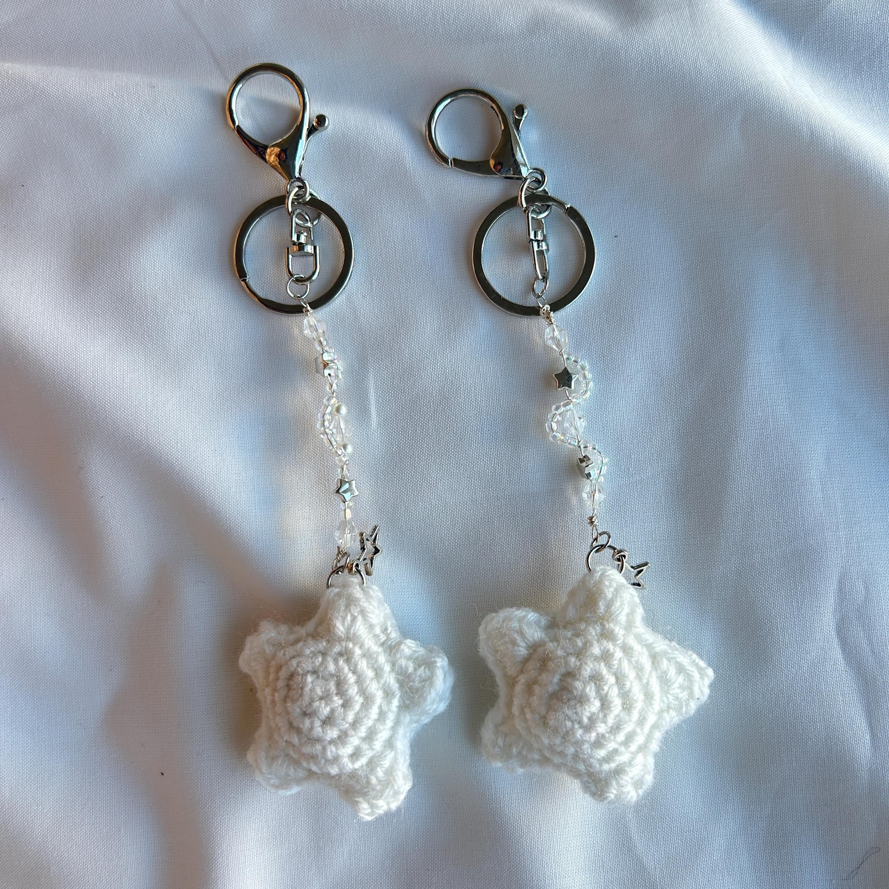 Crochet Star Keychain - Etsy Canada