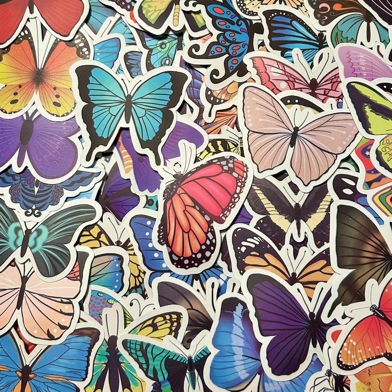 Butterfly Bicycle Stickers - Etsy