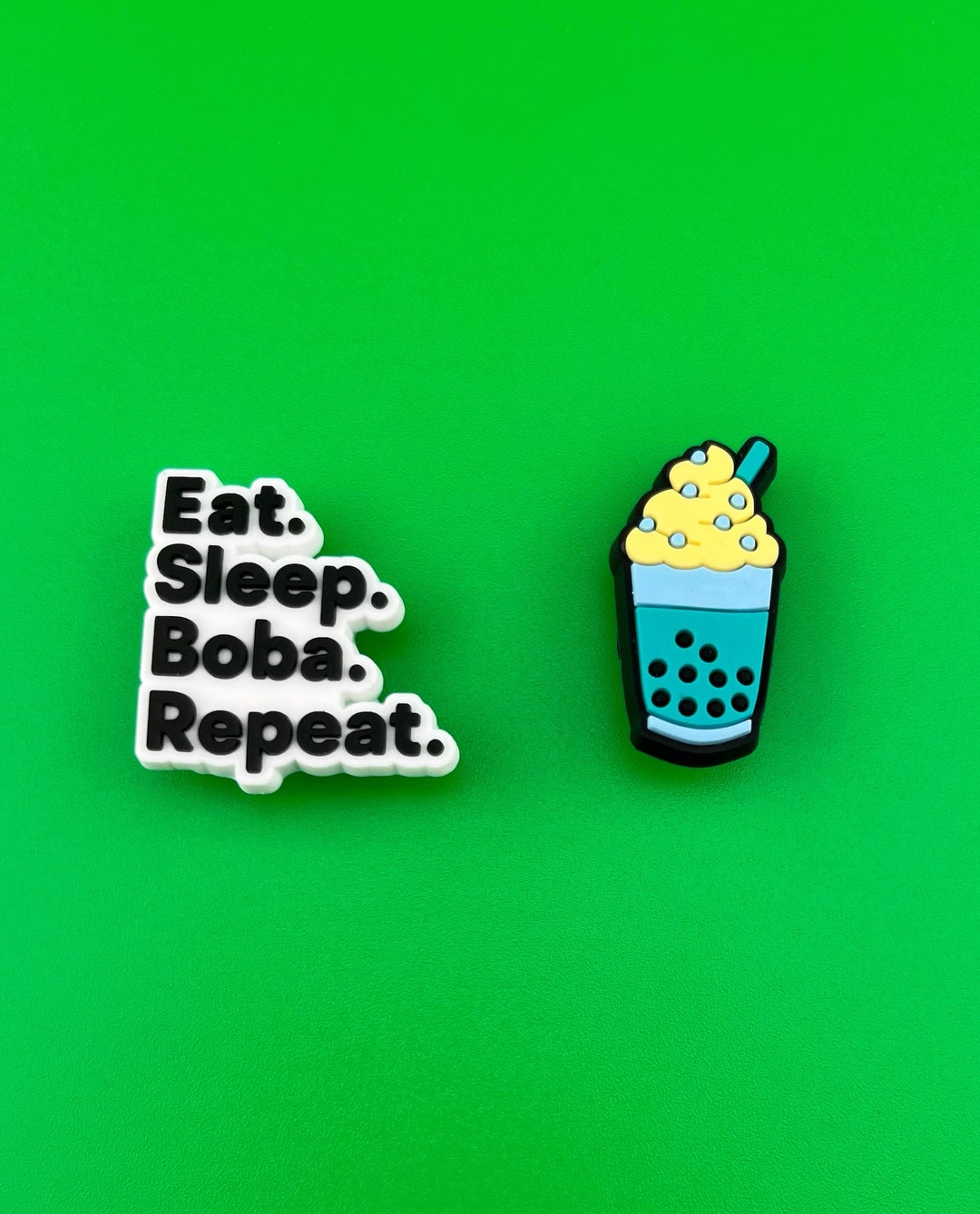 Adorable Boba Tea Charm for Trendy Footwear and Whimsical Style - Etsy