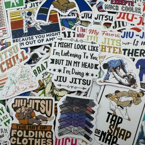 Brazilian Jiu-jitsu Vinyl Stickers for Fighters' Gear | BJJ Decals for ...
