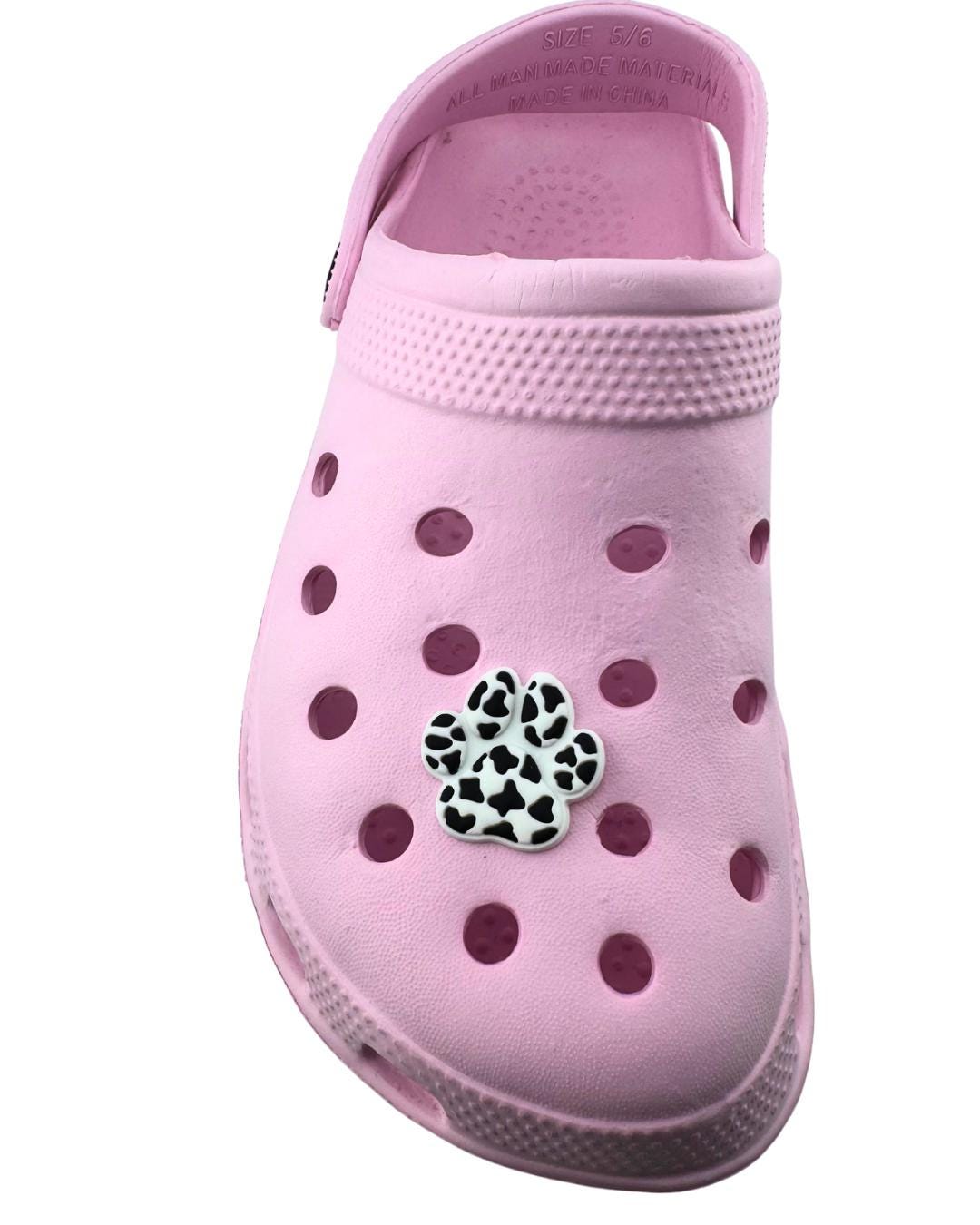 Paw Print Shoe Charm - Spotted Animal Design - Etsy