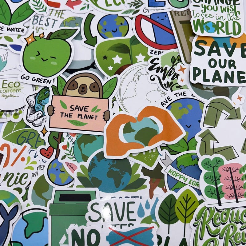 Eco Friendly Sticker - Etsy