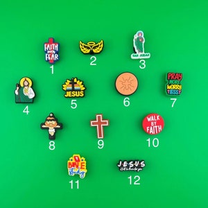 Premium Jesus Cross Shoe Charm Religious Tribute Gift - Etsy