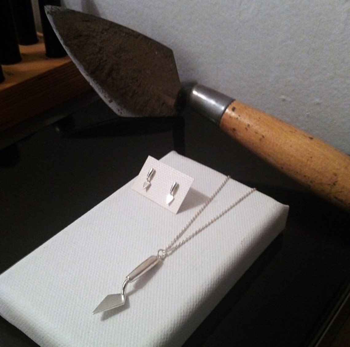 Tiny Trowel Pendant Archaeology & Paleontology Jewelry | Etsy