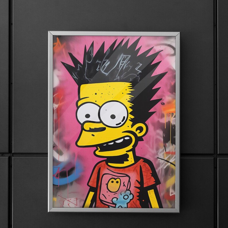 Urban Rebel Graffiti Style Cartoon Pop Art Digital Download - Etsy