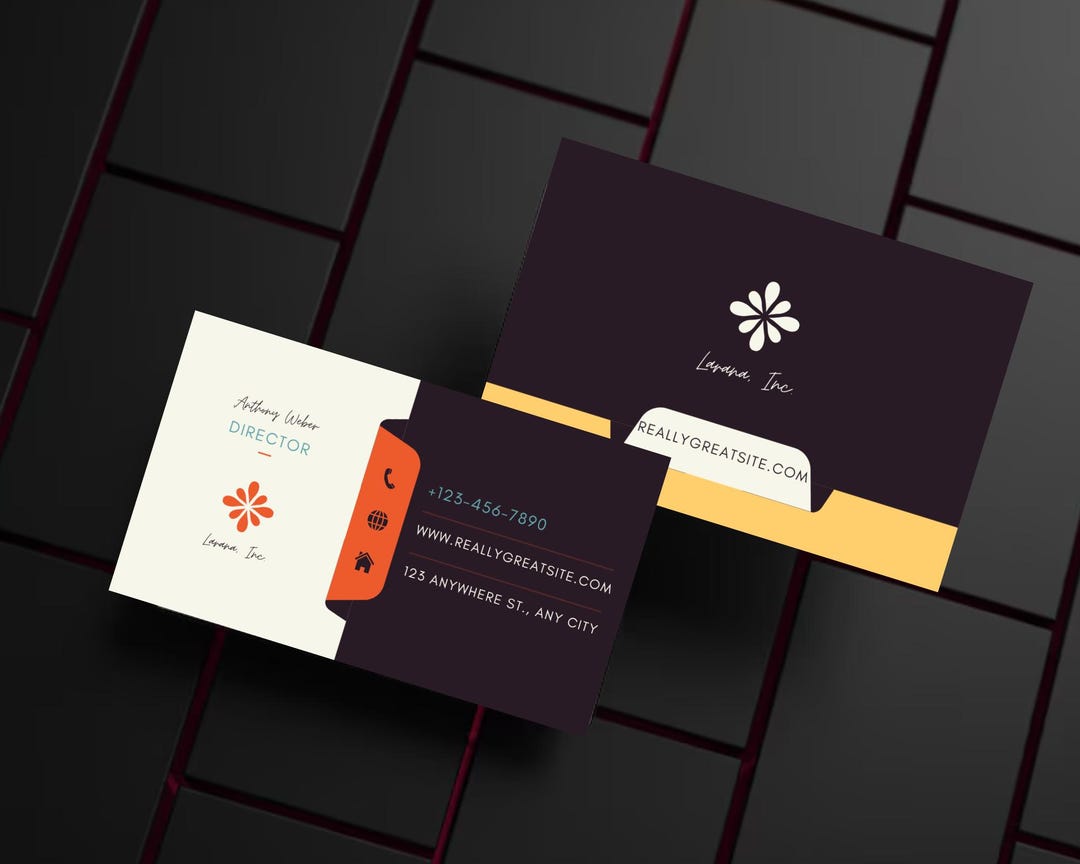 Editable Business Cards Design Kit, Printable Templates Bundle, Online ...