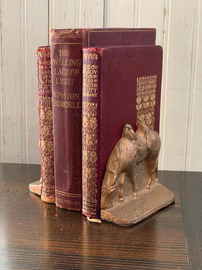 Metal Horse Bookends - Etsy
