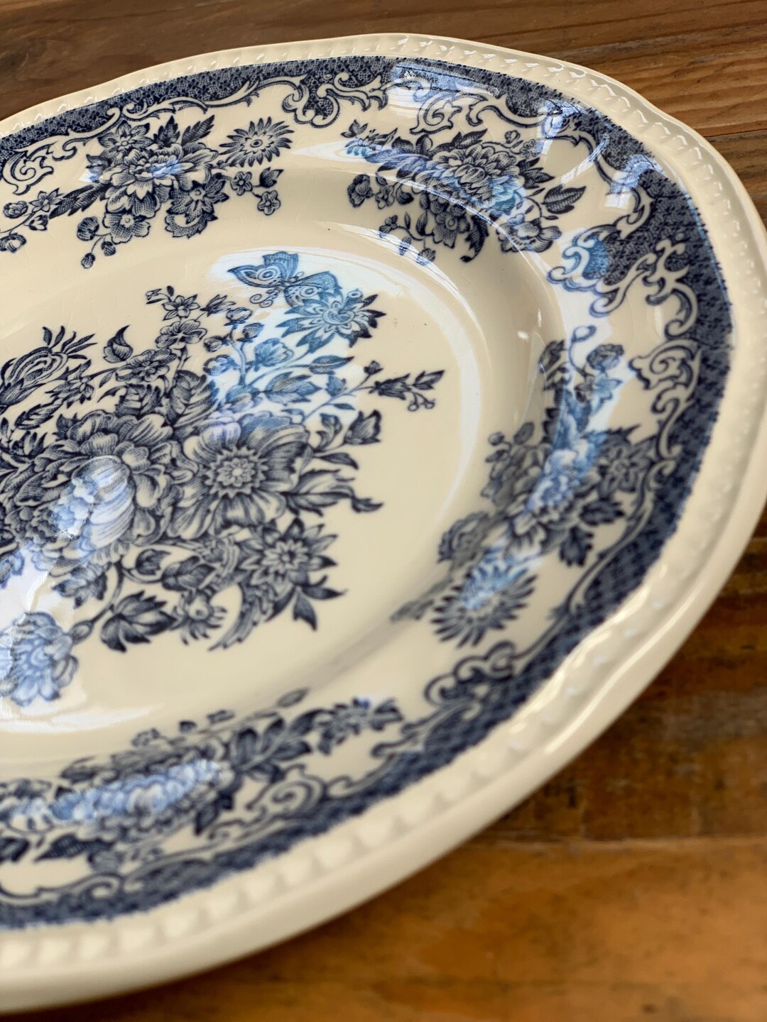 Kensington Stanford’s Blue Balmoral Set Bread & Butter Plates - Etsy