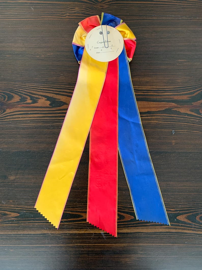 County Fair Horse Show Ribbons - Etsy