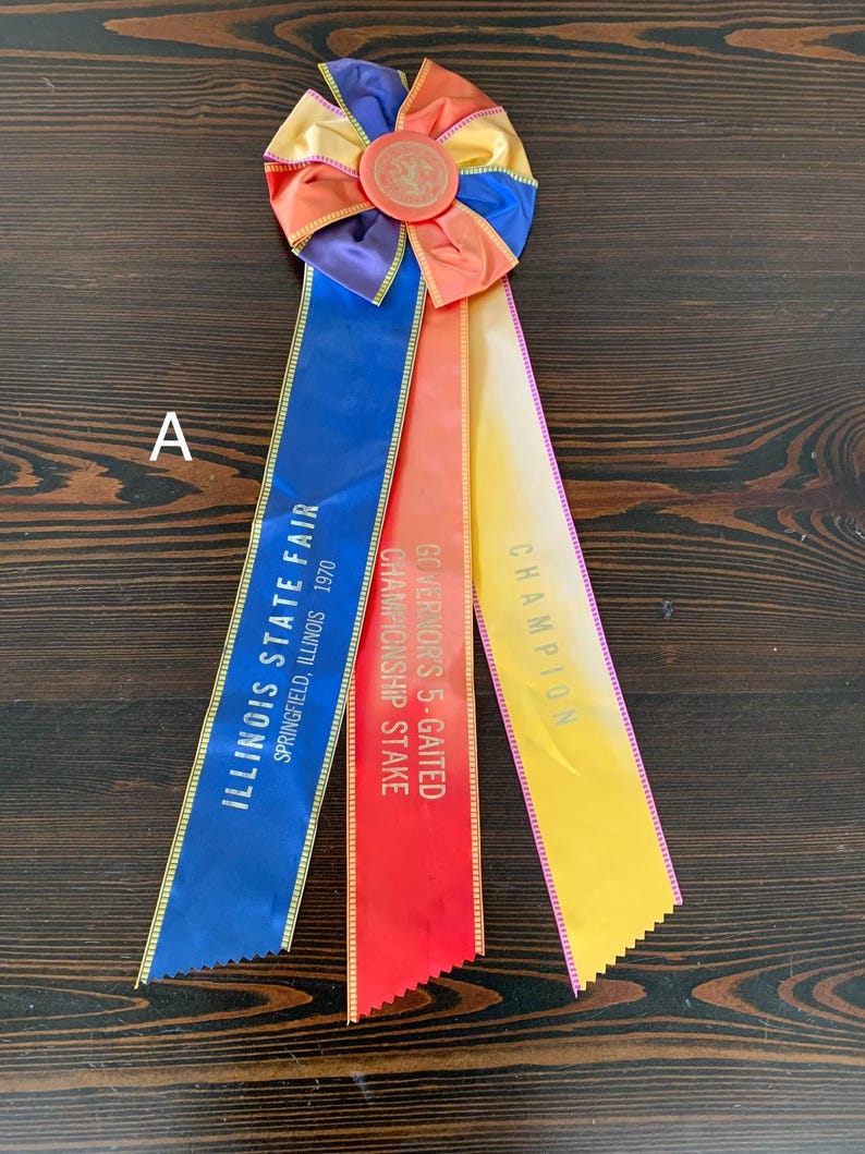 County Fair Horse Show Ribbons - Etsy