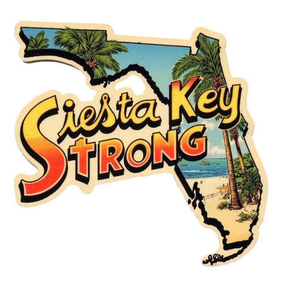 Siesta Key Strong Sticker Decal - Etsy