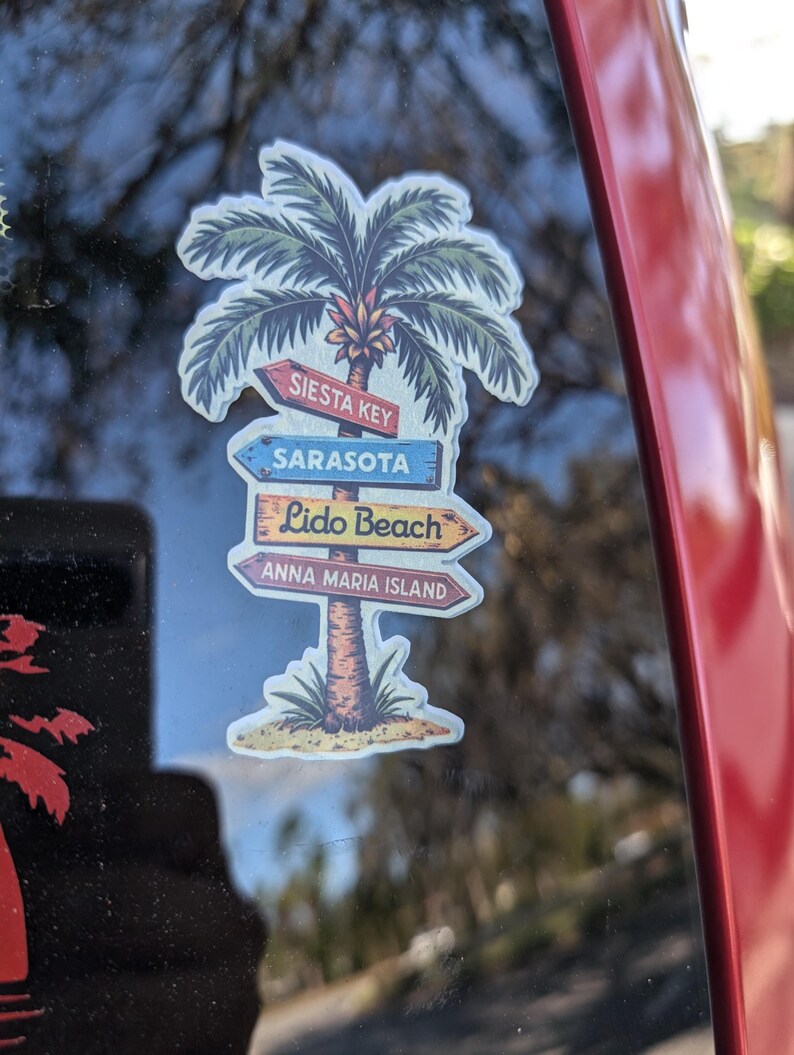 Sarasota, Lido Key,anna Maria Island Siesta Key Signpost Decal Sticker ...
