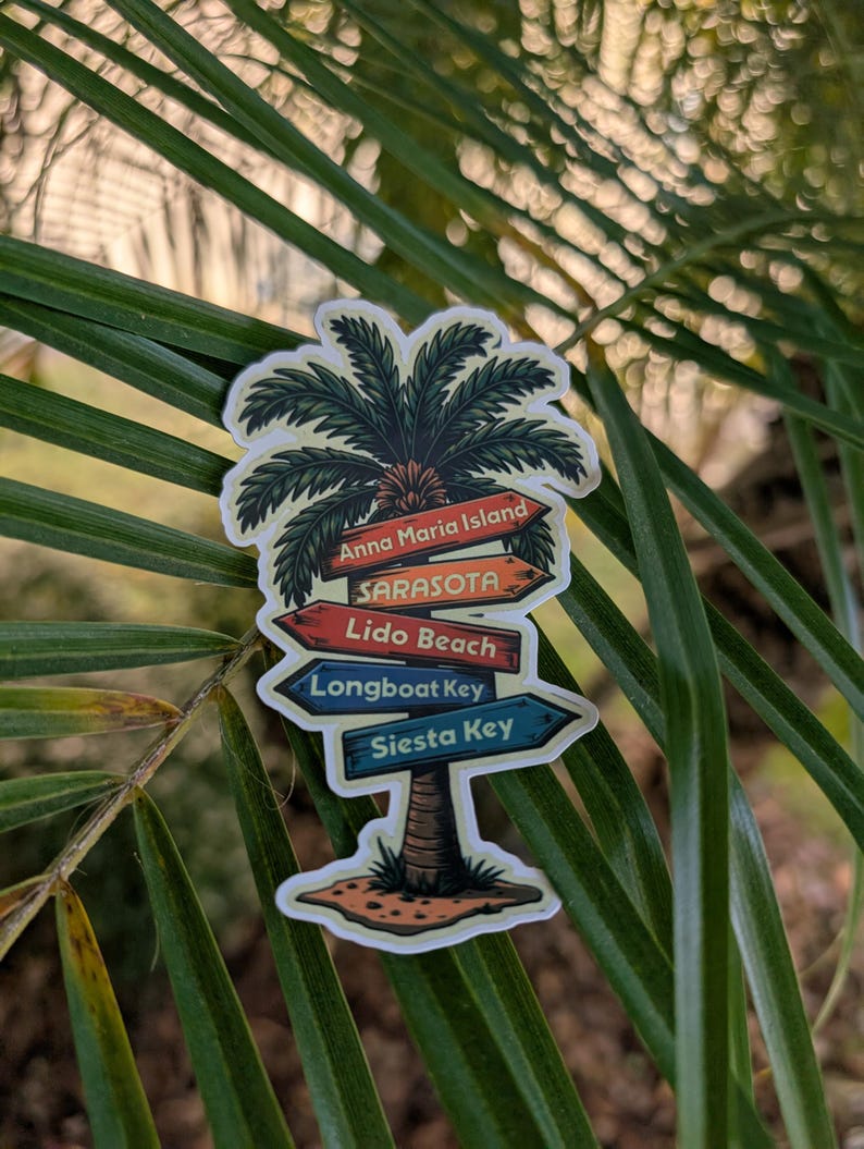 Sarasota, Lido Key,anna Maria Island Siesta Key Signpost Decal Sticker ...