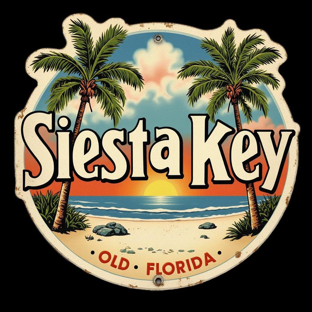 Siesta Key Sticker Decal - Etsy