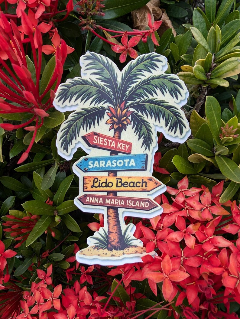 Sarasota, Lido Key,anna Maria Island Siesta Key Signpost Decal Sticker ...