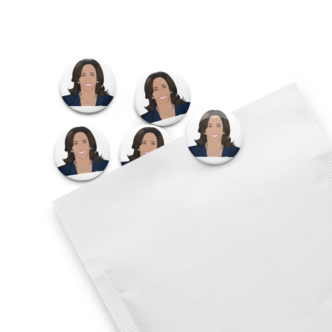 Kamala Harris Set of Pins - Etsy