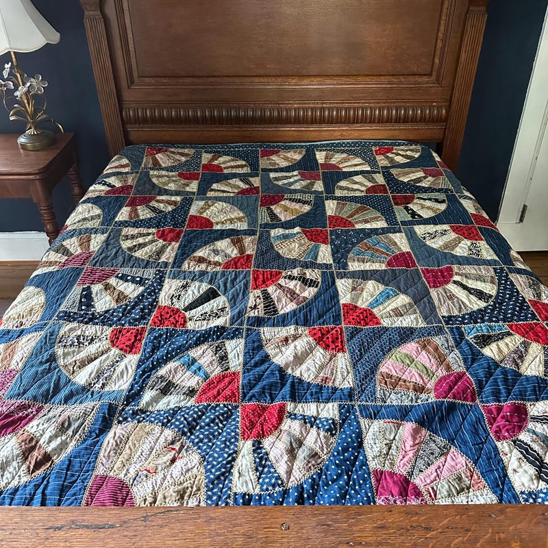 Vintage Fan Quilt - Etsy