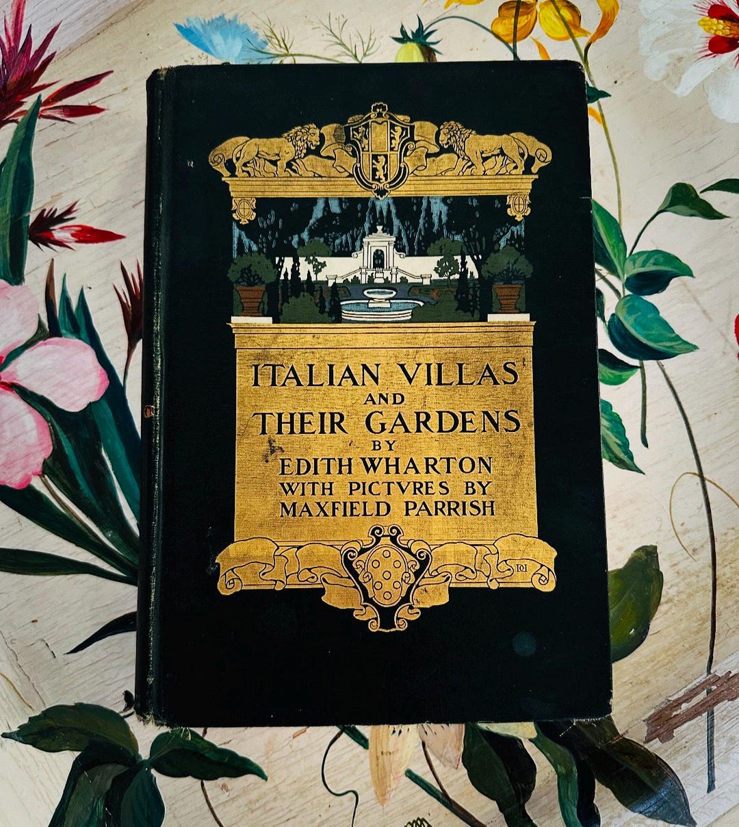 Antique 1910 "italian Villas and Their Gardens by Edith Wharton With ...