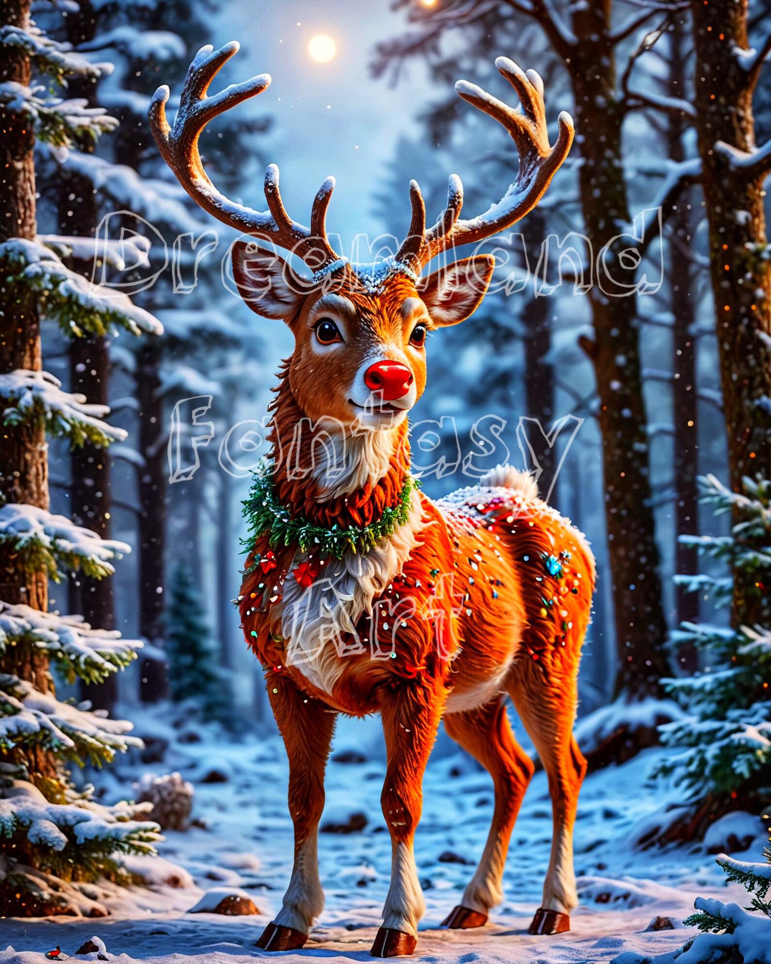 Rudolph the Red-nosed Reindeer 2 Portrait 4 Images 8x10 Christmas ...