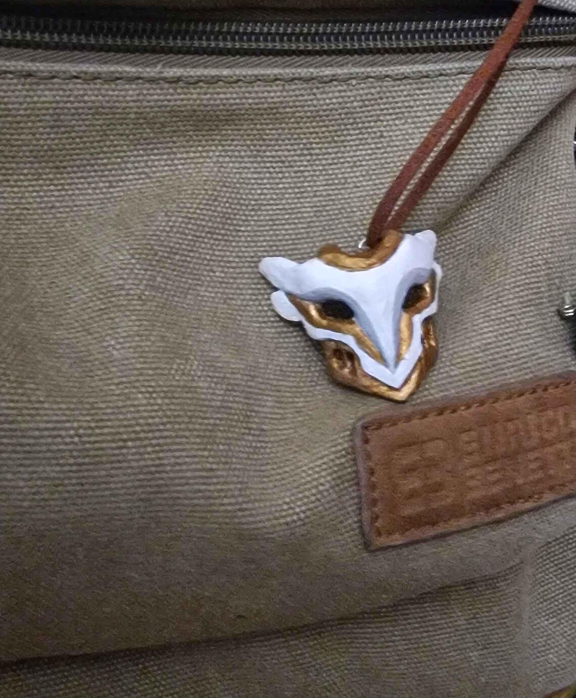 Arcane Ekko Owl Mask Necklace/keychain League of Legends Polymer Clay ...