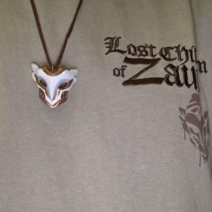 Arcane Ekko Owl Mask Necklace/keychain League of Legends Polymer Clay ...