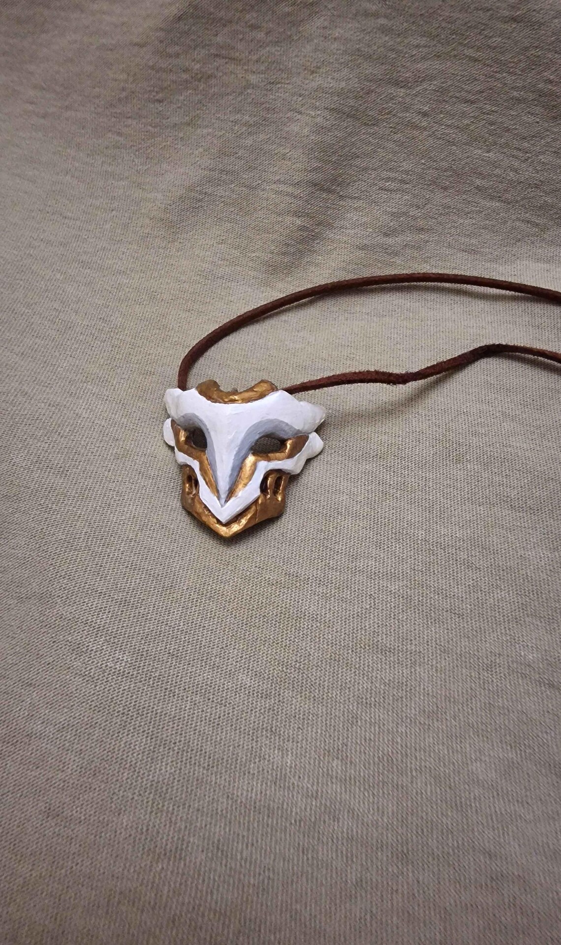 Arcane Ekko Owl Mask Necklace/keychain League of Legends Polymer Clay ...
