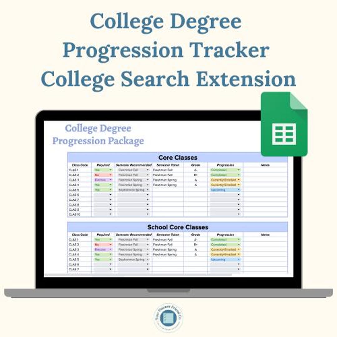 College/university Degree Progression Tracker - College Search ...