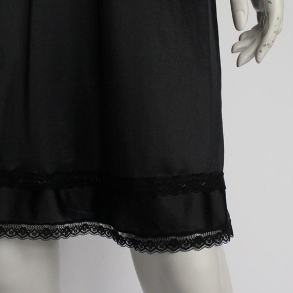 60's Sears Roebuck Full Slip with Simple Lace Trim / … - Gem