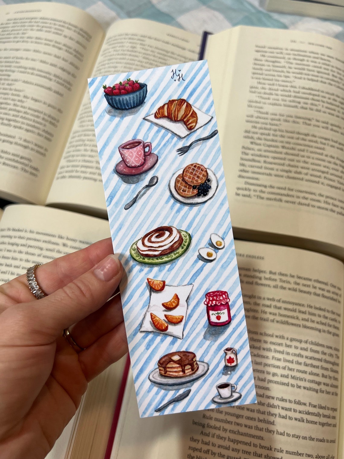 Breakfast Foods Bookmark - Etsy