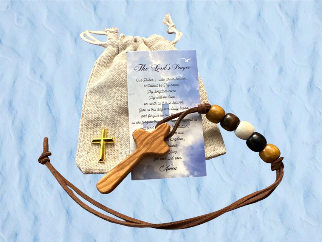 Olive Wood Prayer Cross | Comfort Cross | Wooden Prayer Cross | Olive ...