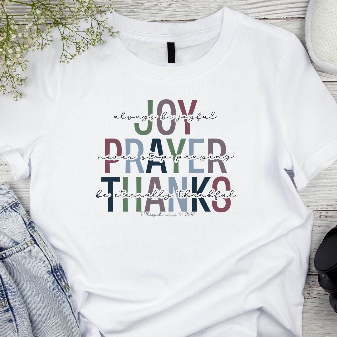 Joy, Prayer, Thanks! 1 Thessalonians 5:16-18 Digital Download ...