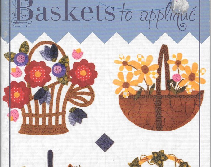 Quilt Puppy "baskets to Applique" by Kay Mackenzie Booklet #QPPD6 - Etsy
