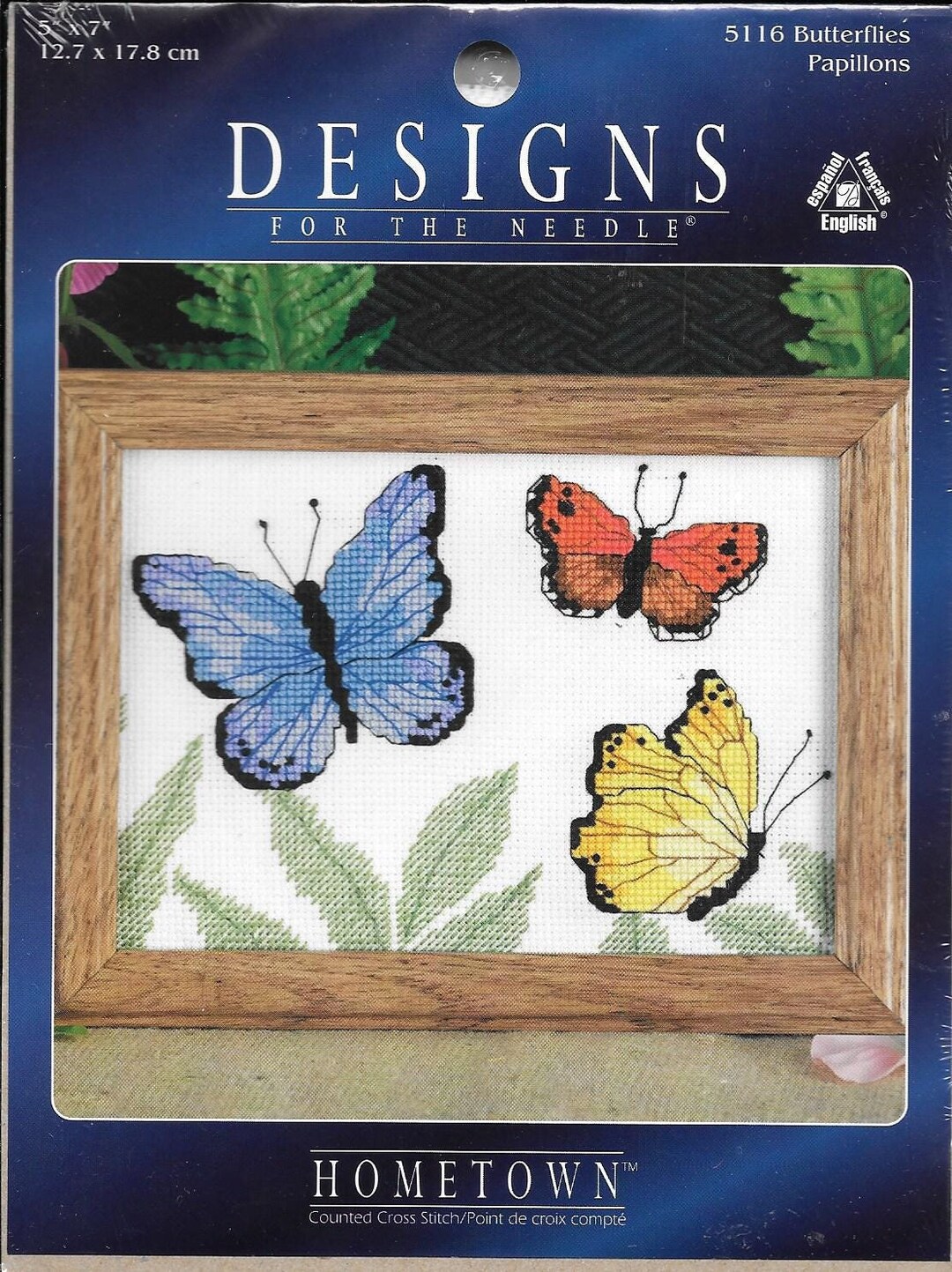 Designs for the Needle "butterflies" Cross Stitch Kit #5116 SEALED - Etsy