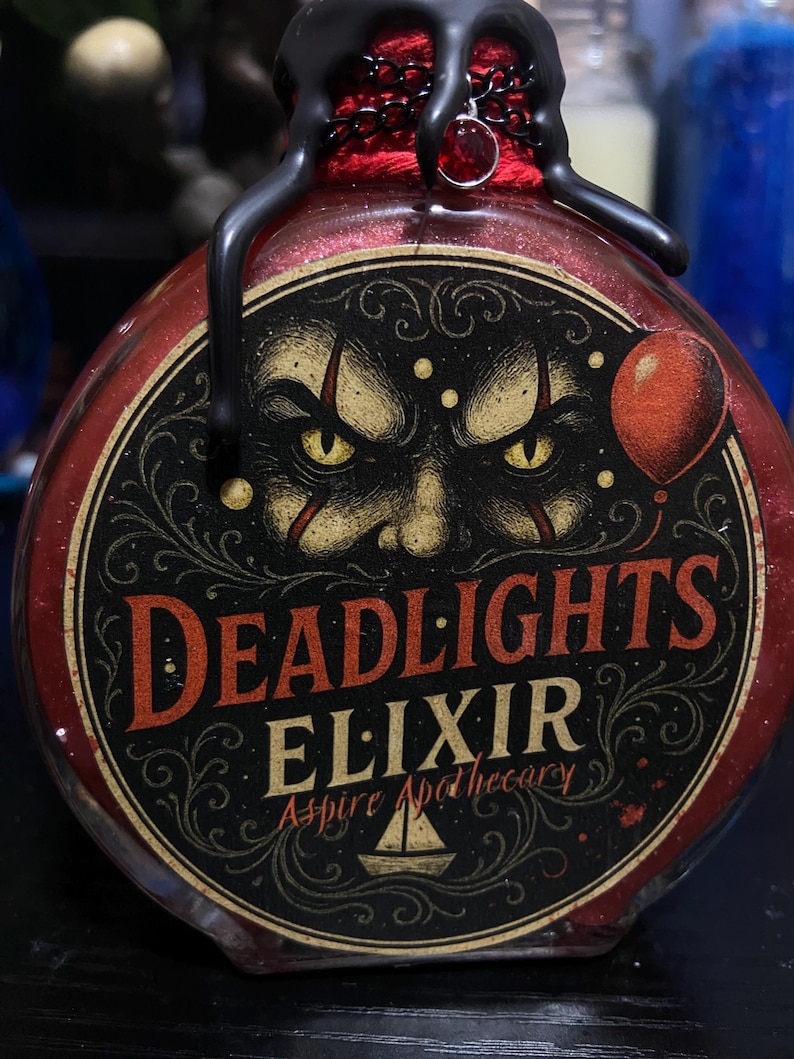 Pennywise Deadlights Elixir Potion Bottle | Horror Halloween Decor - Etsy