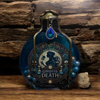 Beautiful Women Potion Bottle Apothecary Large, Purple Victorian ...