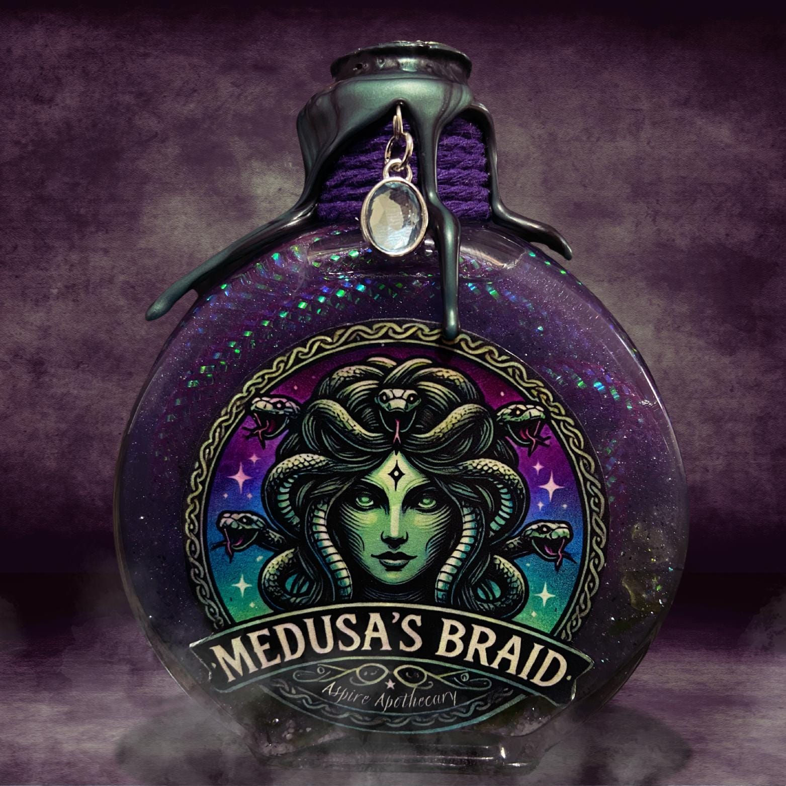 Medusa's Braid Potion Bottle Fantasy Mythology Handcrafted Collectible ...