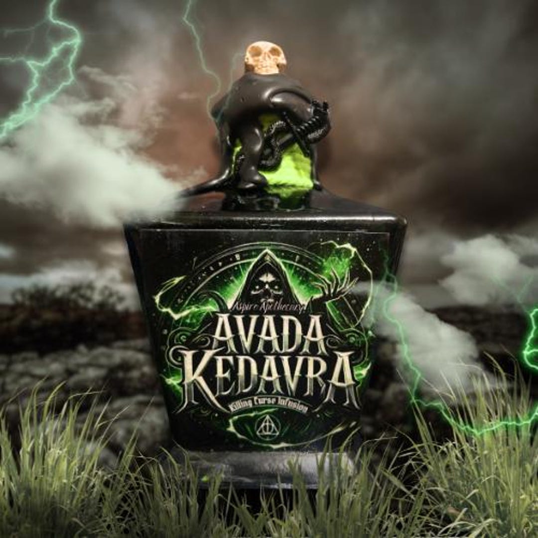 Avada Kedavra Harry Potter Potion Killing Curse Essence Deathly Hallows ...