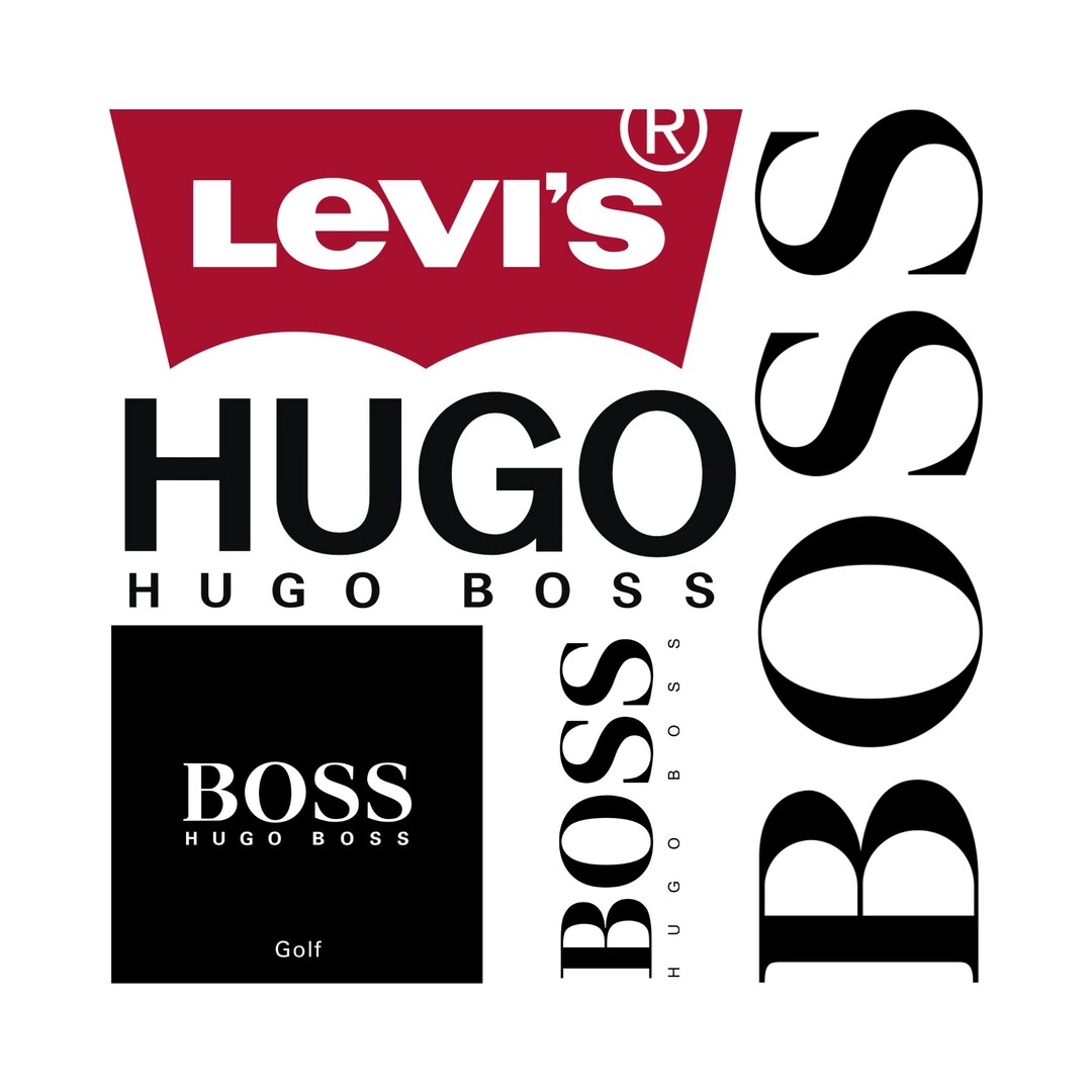 Hugo Boss Levi SVG Bundle, Layered SVG Cut Files for Cricut, Digital ...